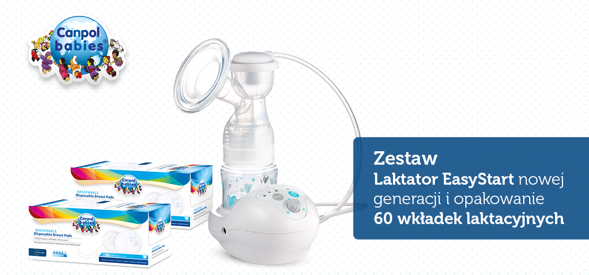 CANPOL BABIES ZESTAW LAKTATOR ELEKTRYCZNY EASYSTART NOWEJ GENERACJI (12 ...
