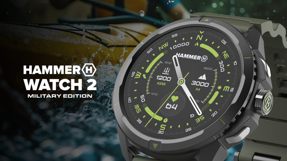 HAMMER Watch 2 Military Edition Czarno-zielony - Opinie i ceny na Ceneo.pl