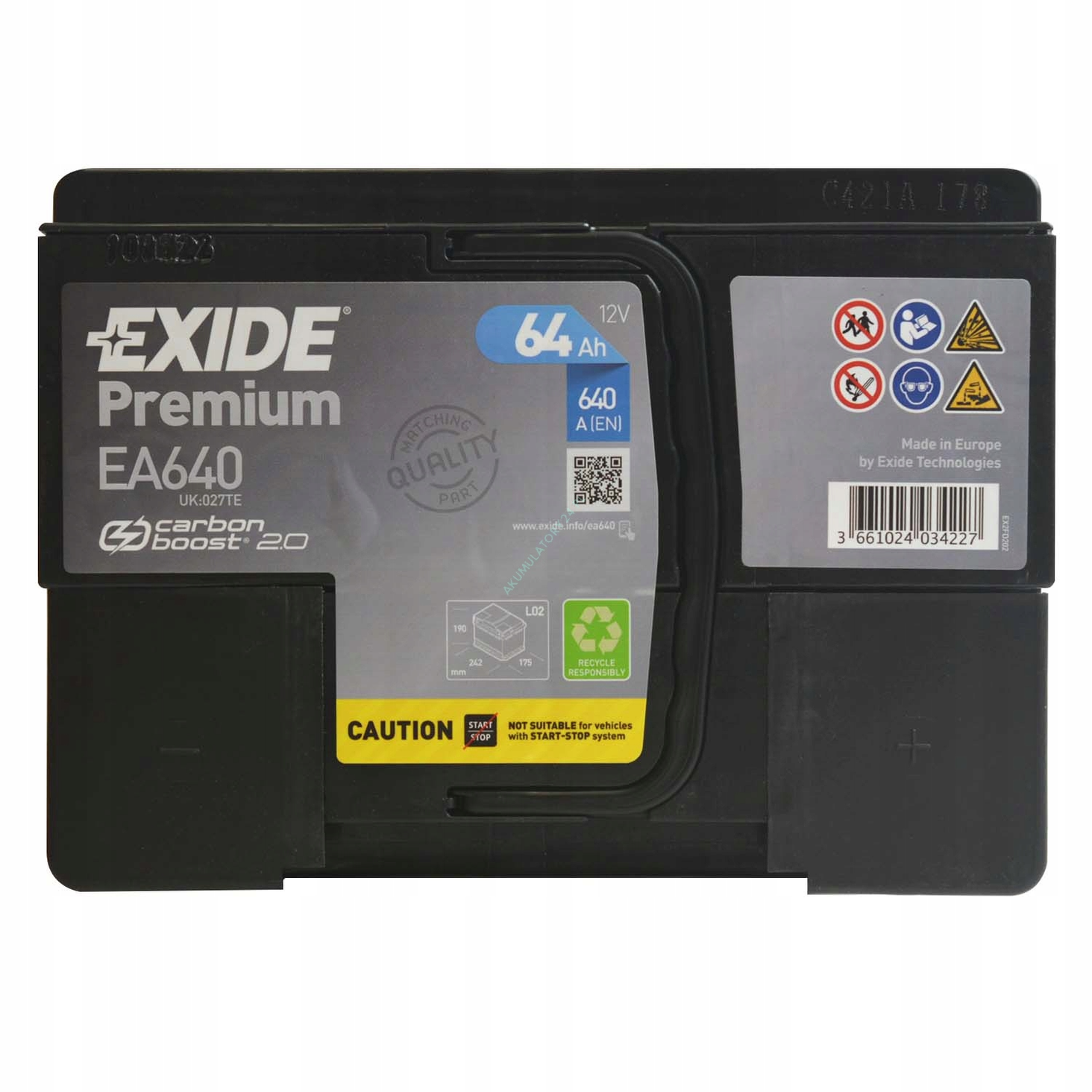 Exide Ea640 64Ah/640A Premium P+ - Opinie i ceny na Ceneo.pl