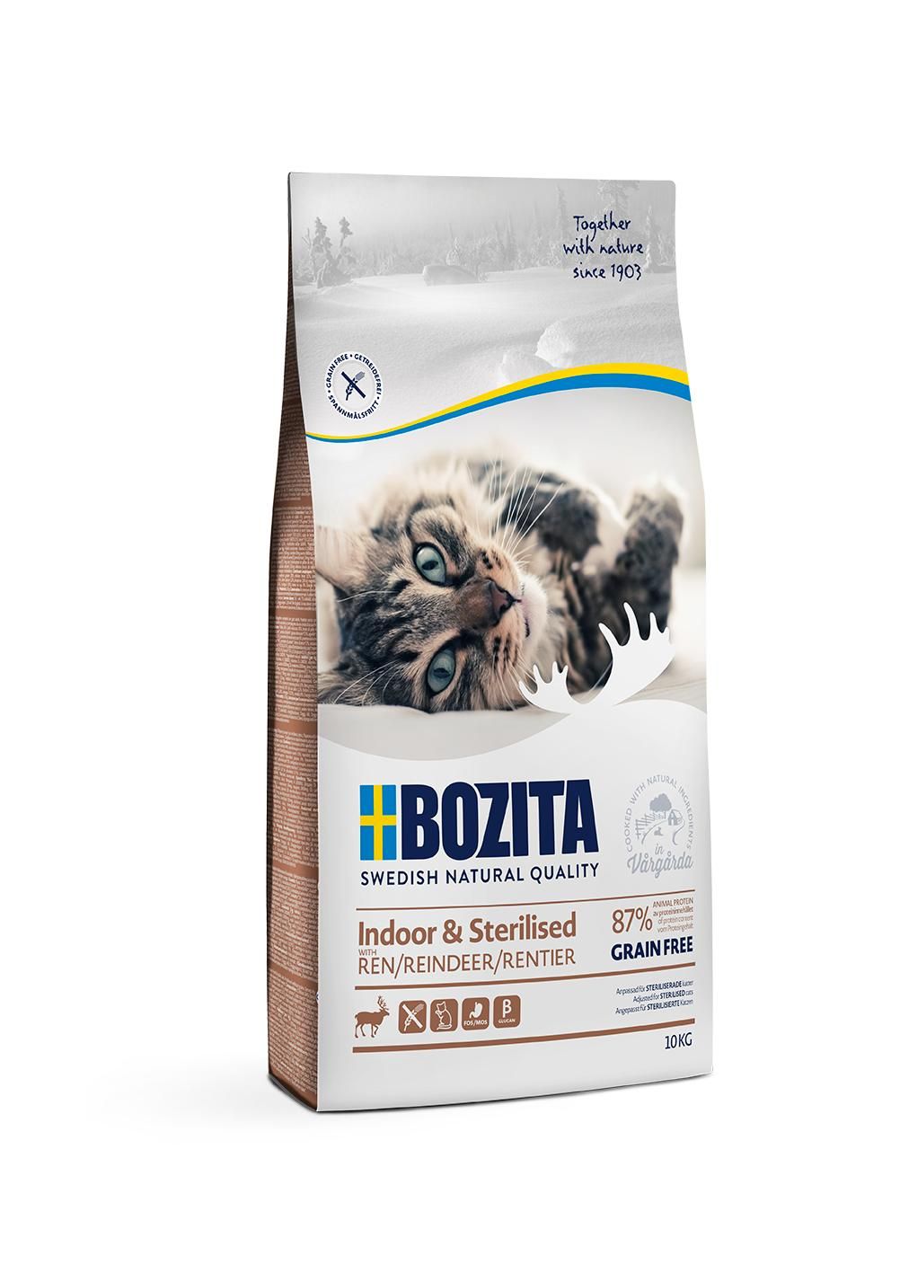 Karma BOZITA Indoor & Sterilised Grain free Renifer 10kg - Ceny i ...