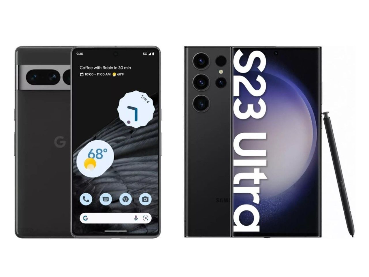 Porównanie smartfonów Samsung Galaxy S23 Ultra vs Google Pixel 7 Pro ...
