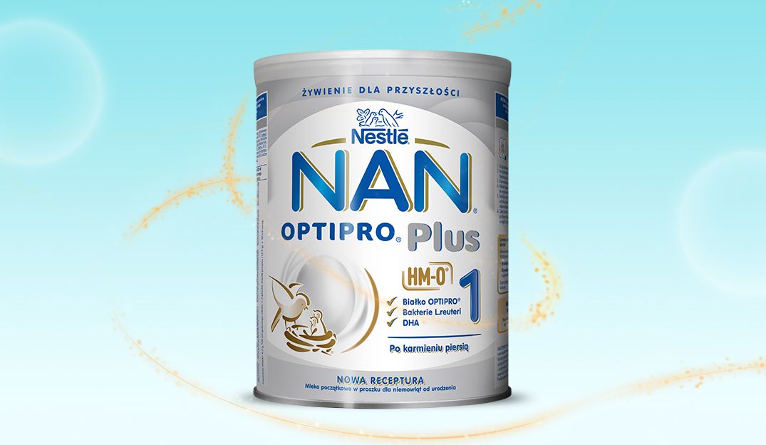 NESTLE NAN OPTIPRO Plus 1 HM-O Mleko Początkowe Dla Niemowląt Od ...