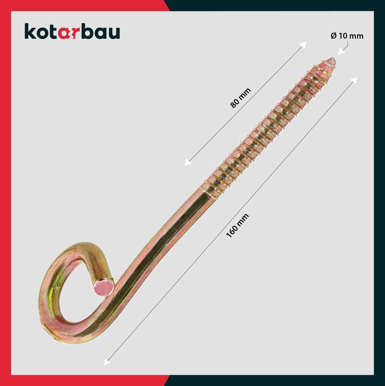 Hak huśtawkowy do drewna belki uchwyt wkręcany m10 - 2 szt. - ceny i ...