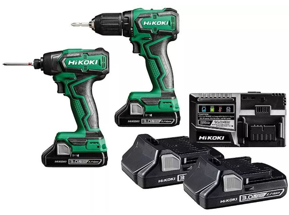 Wiertarka HIKOKI ZESTAW 18V KC18DPL (DS18DBSL+WR18DBDL2) 2x5,0Ah - Opinie i ceny na Ceneo.pl