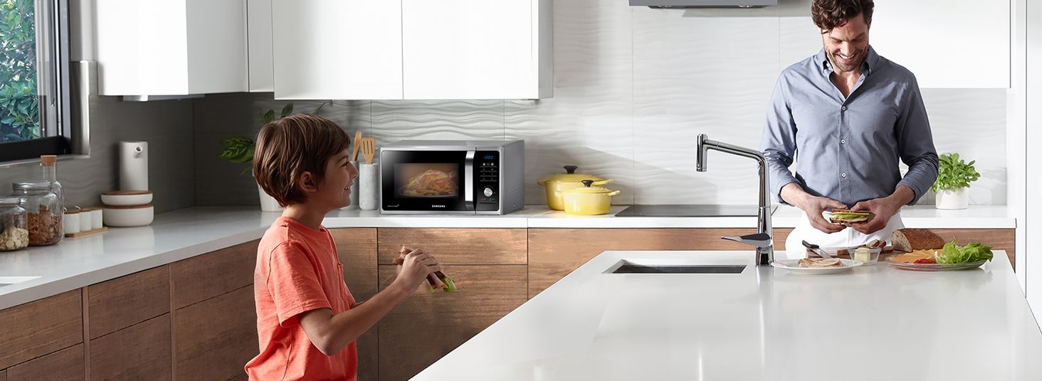 Mikrofalówka Samsung MS23F301TAS od 349,00 zł - Ceneo.pl