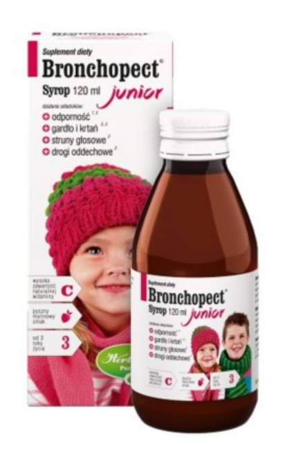 Bronchopect Junior syrop 120ml - Opinie i ceny na Ceneo.pl
