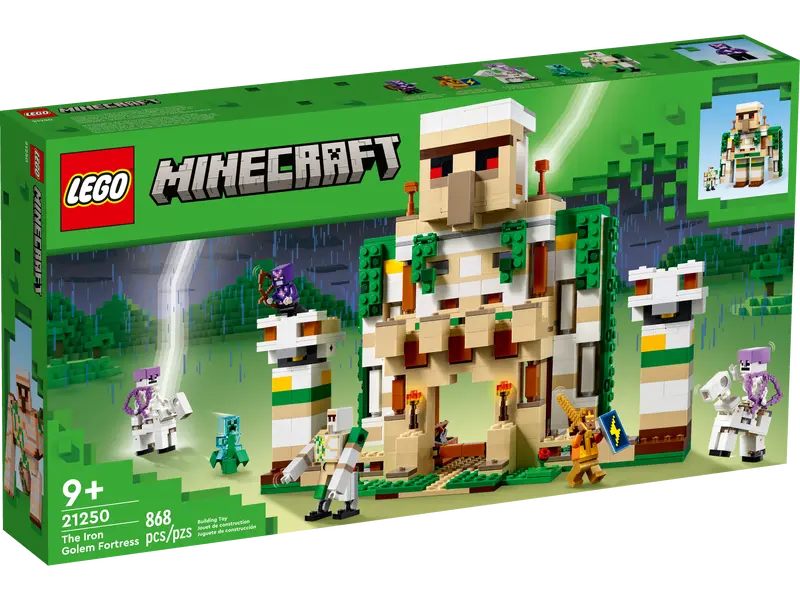 LEGO Minecraft 21250 Forteca żelaznego golema - Ceny i opinie - Ceneo.pl