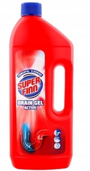 Żel Super Finn udrażnianie rur 1l - Opinie i atrakcyjne ceny na Ceneo.pl