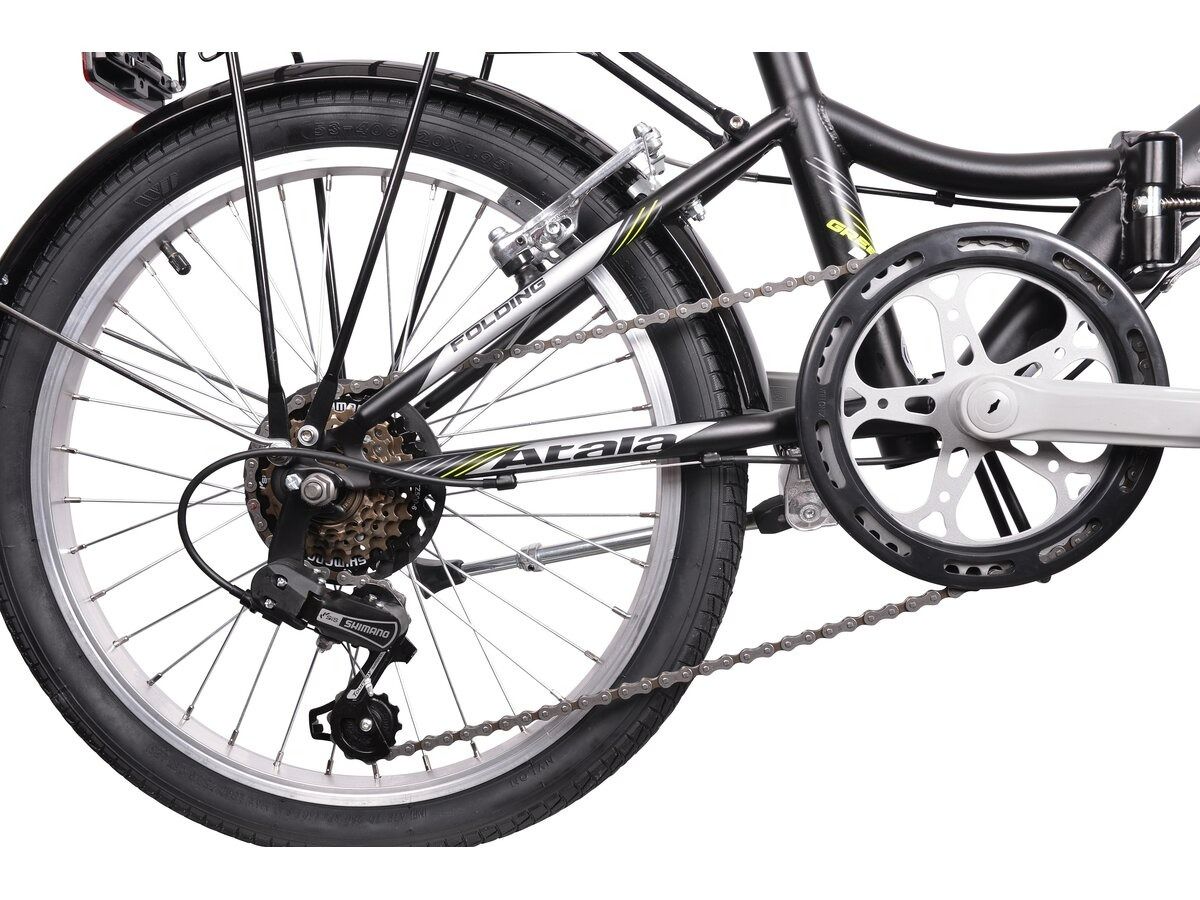 Atala Green Bay 6B Czarno Żółty 20 2022 - Rowery Składane Uniwersalne ...