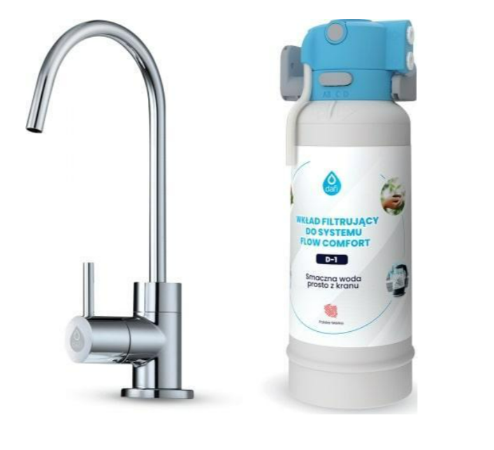 Dafi System FLOW COMFORT filtr D1 + kran jednodrożny ALTO chrom ...