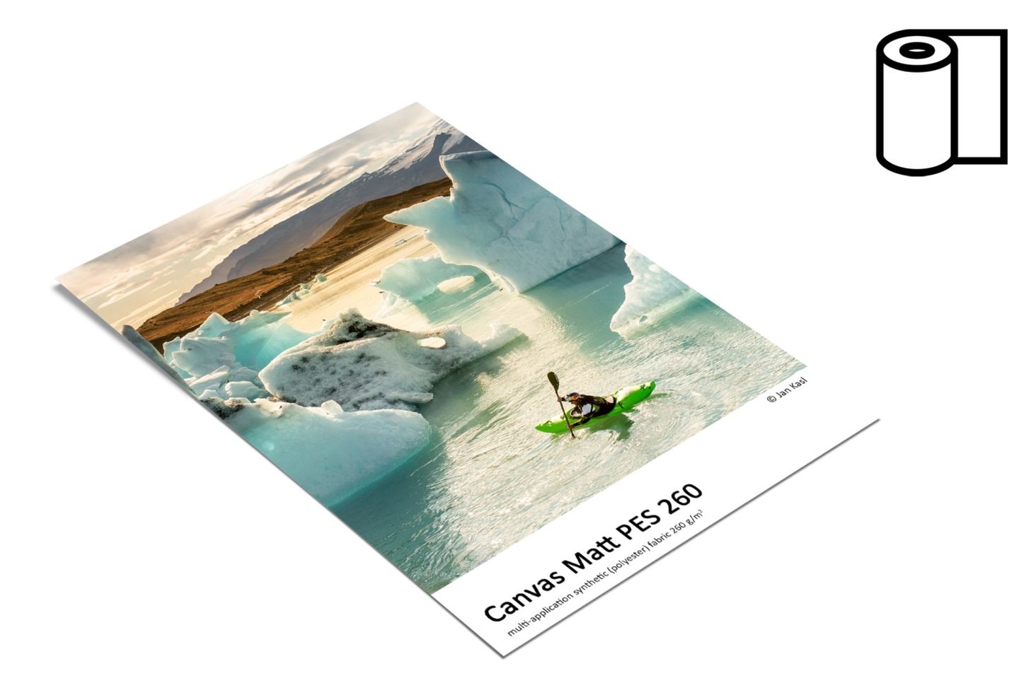 Matowe płótno w roli do druku FOMEI CANVAS MATT PES 260gsm Role: 61cm ...