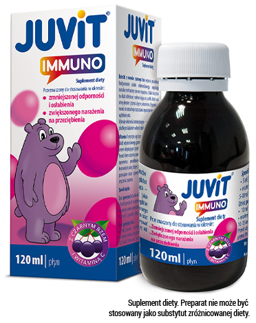 Juvit Immuno płyn dla dzieci powyżej 3 roku życia 120ml - Opinie i ceny ...