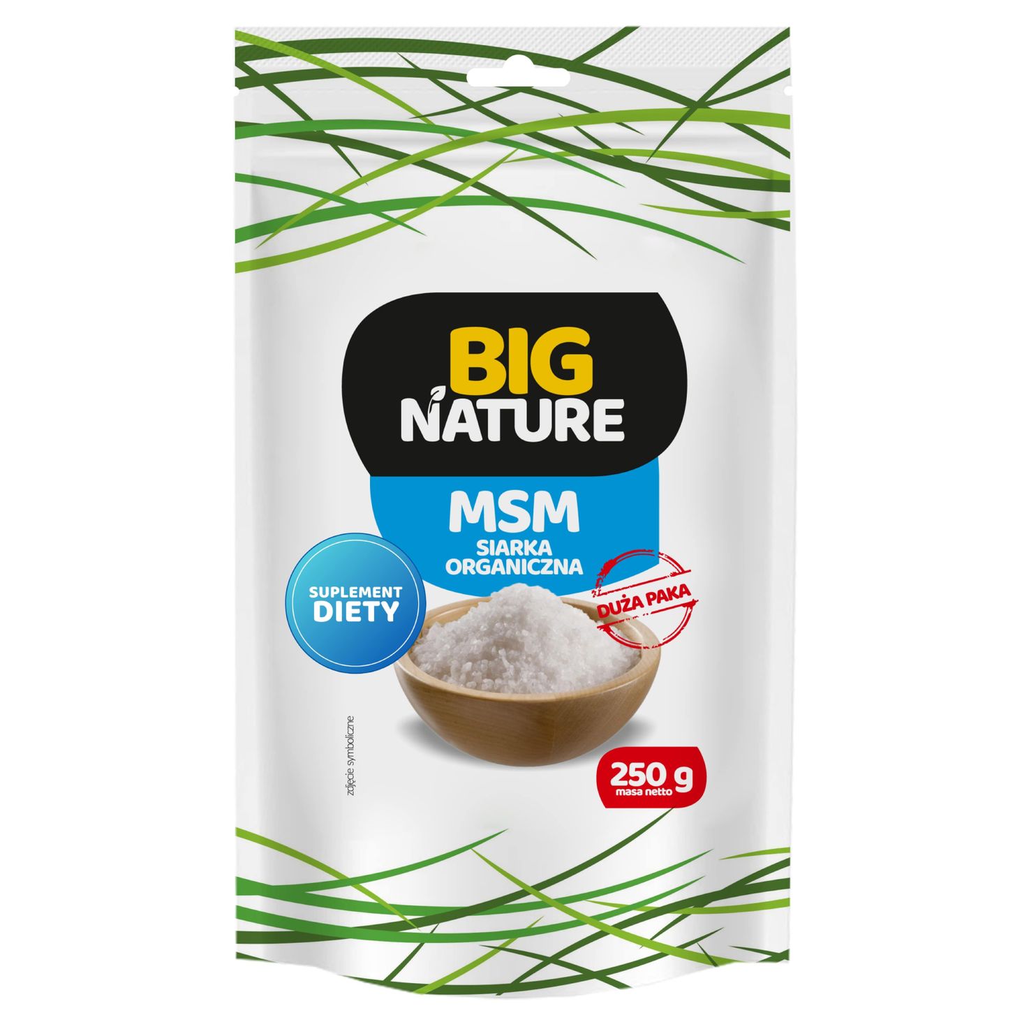 Big Nature Msm Siarka Organiczna 250g - Opinie i ceny na Ceneo.pl
