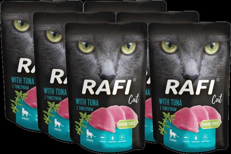 Karma Mokra karma dla kota po sterylizacji DOLINA NOTECI Rafi Cat 100g ...