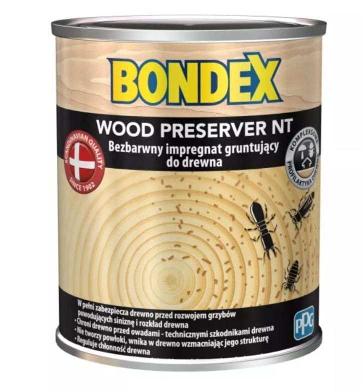 Bondex WOOD PRESERVER NT impregnat gruntujący 2,5L - Opinie i ceny na ...
