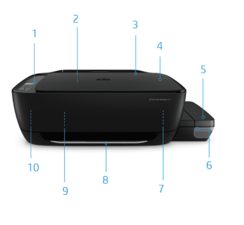 Urządzenie wielofunkcyjne HP Ink Tank Wireless 415 (Z4B53A) - Ceneo.pl