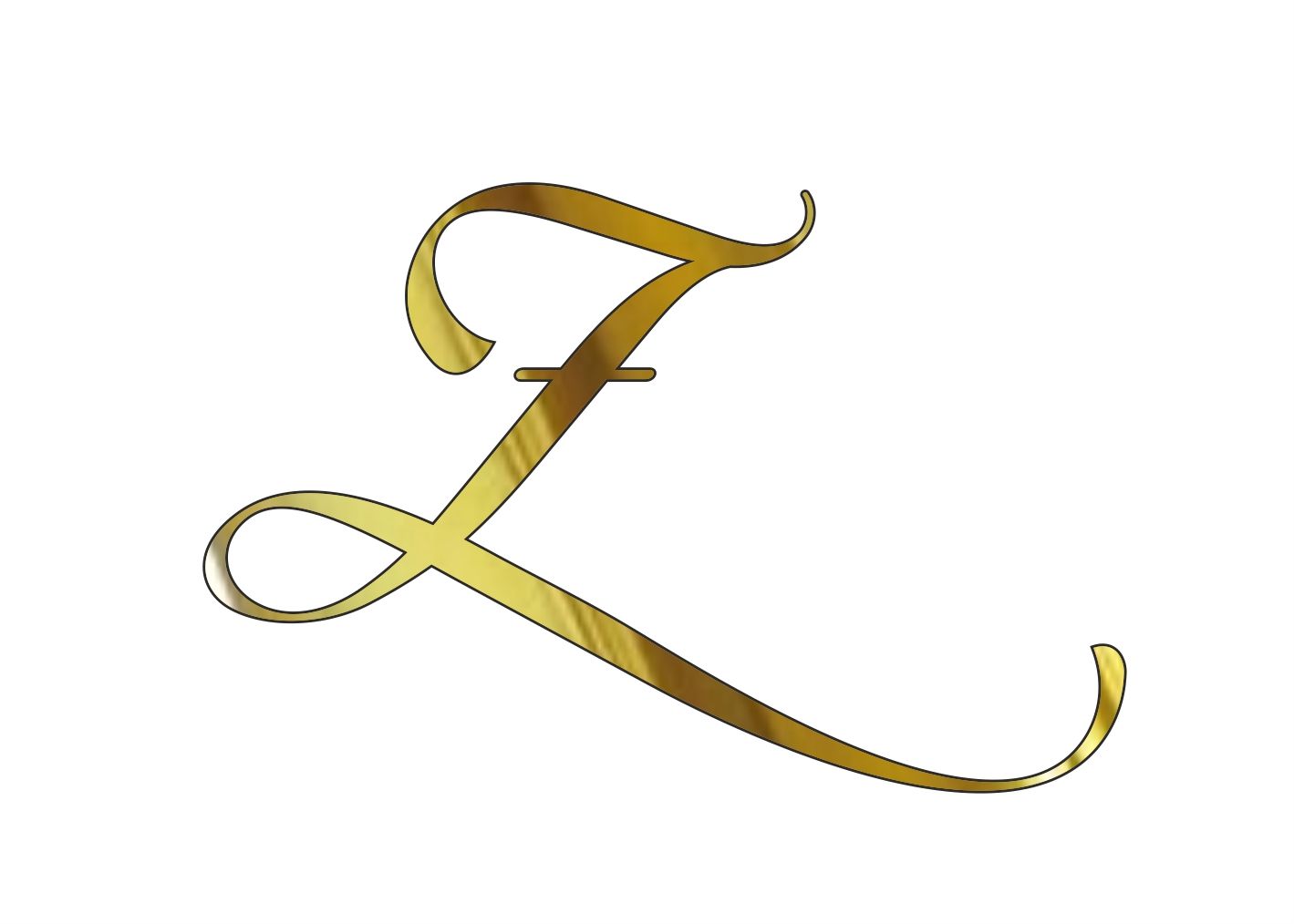 Inicjał złoty samoprzylepny litera Ż kaligrafia 25 cm - Opinie i ...