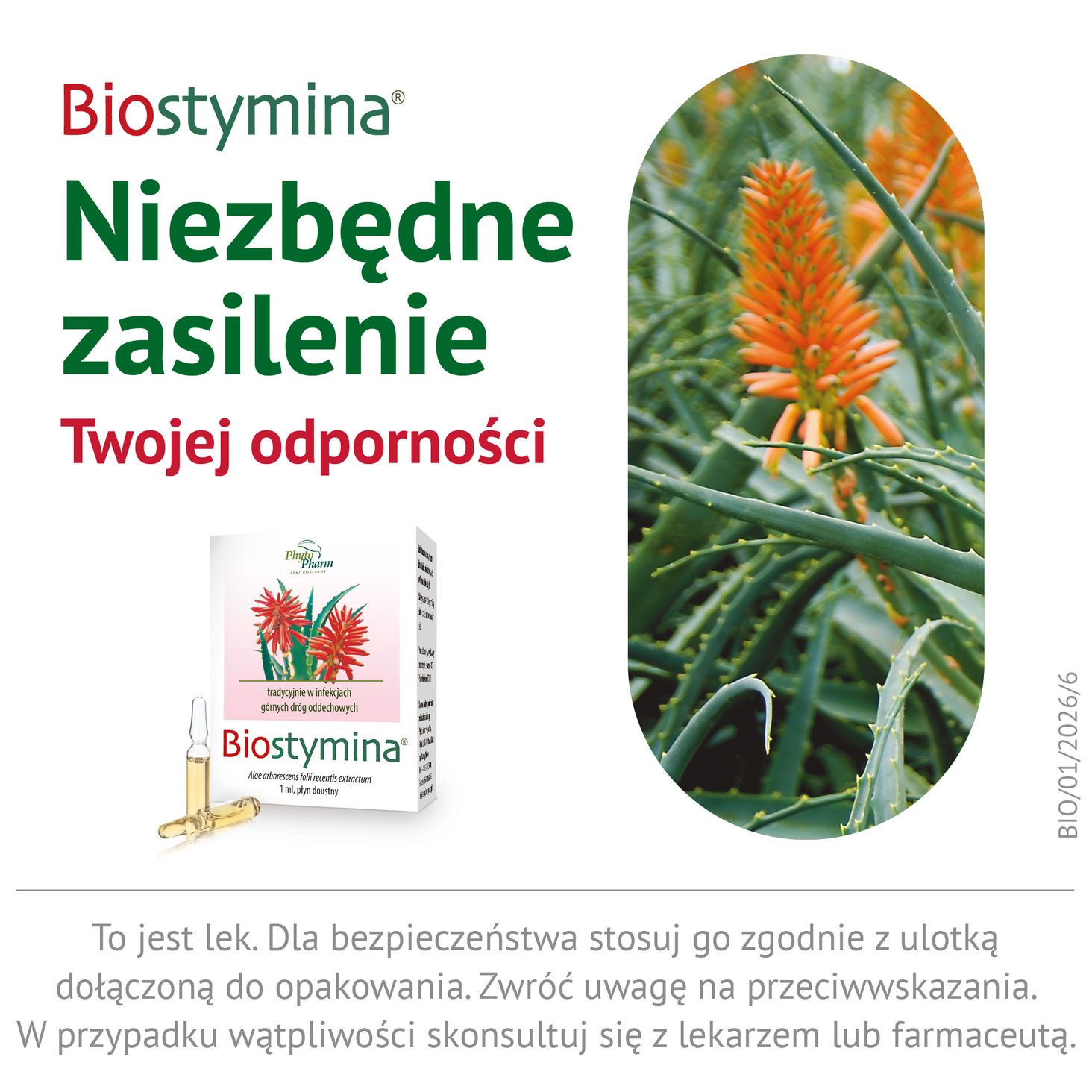 Biostymina, płyn doustny, 10x1ml - Opinie i ceny na Ceneo.pl