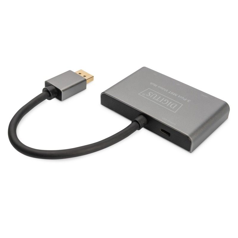 Hub/Koncentrator 3-portowy DisplayPort na 2xDisplayPort/1xHDMI 4K 60Hz ...