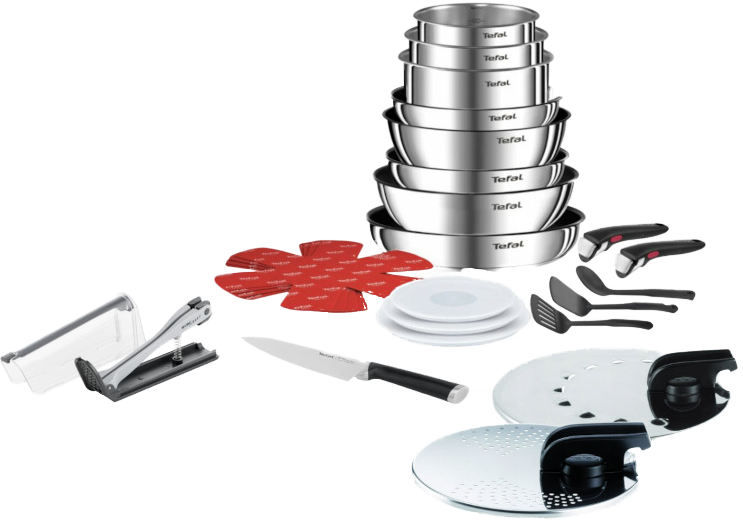 Tefal Ingenio Emotion 24 elementów L897SK04 - Opinie i atrakcyjne ceny na Ceneo.pl