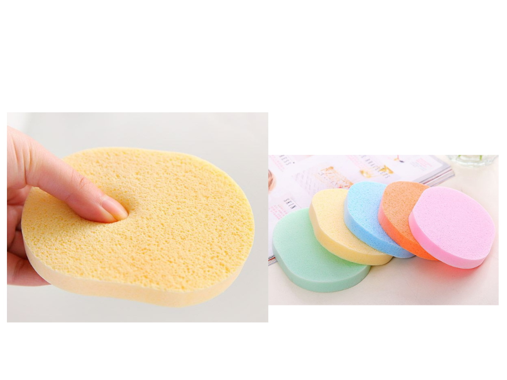 Celulozowa gąbka Do Mycia Twarzy 1 Cm Cellulose Face Wash Sponge 1 Cm ...