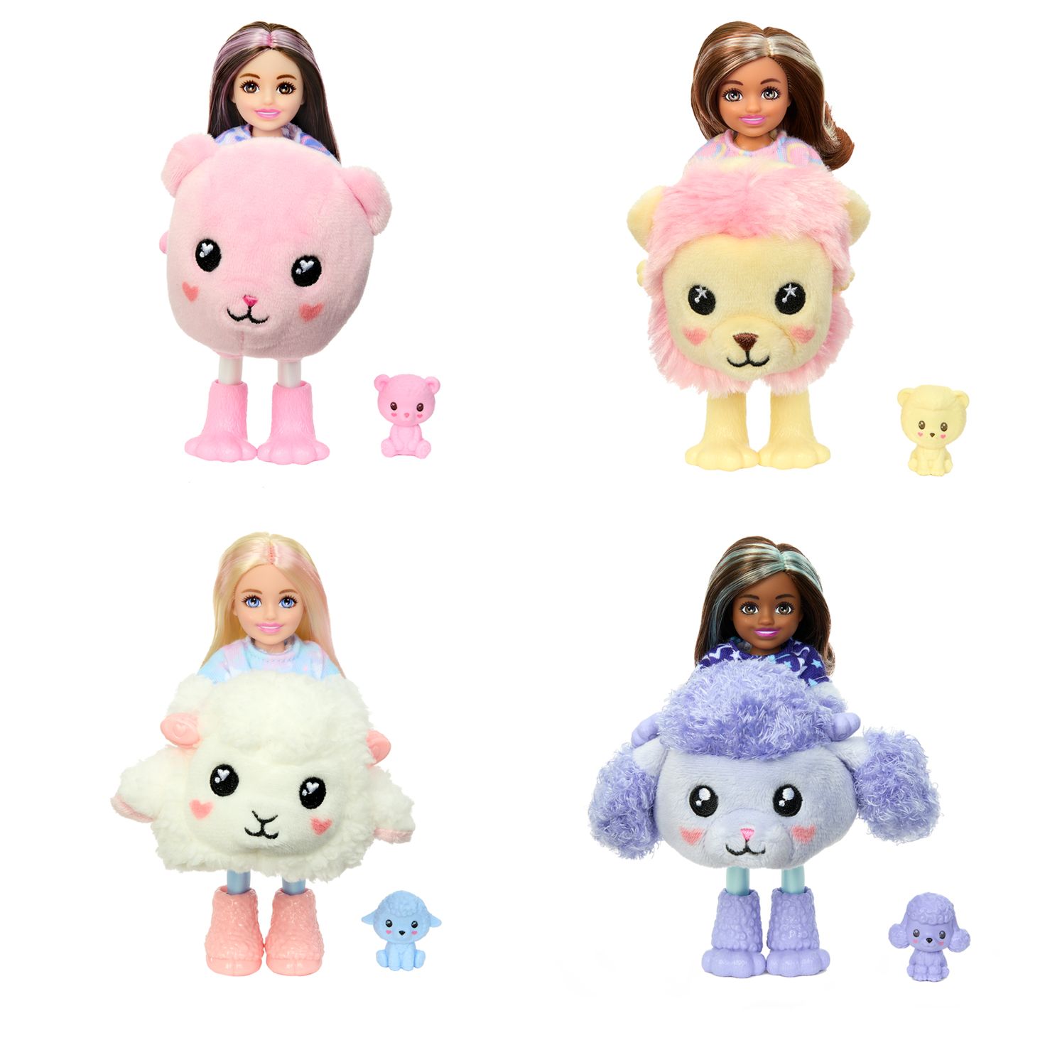 Lalka Barbie Cutie Reveal Chelsea Miś Seria Słodkie stylizacje HKR19 ...