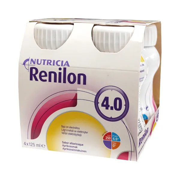 RENILON 4.0 o smaku morelowym 4x125 ml - Opinie i ceny na Ceneo.pl