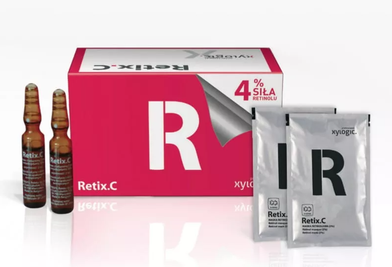 Xylogic Retix.C retinol 4% 1 x 2ml serum i 1 x 5g maska Professional ...