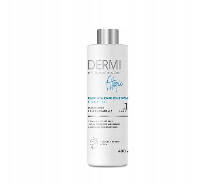 DERMI BY DERMATOLOGIST Atopic Emulsja emolientowa do kąpieli 400ml ...