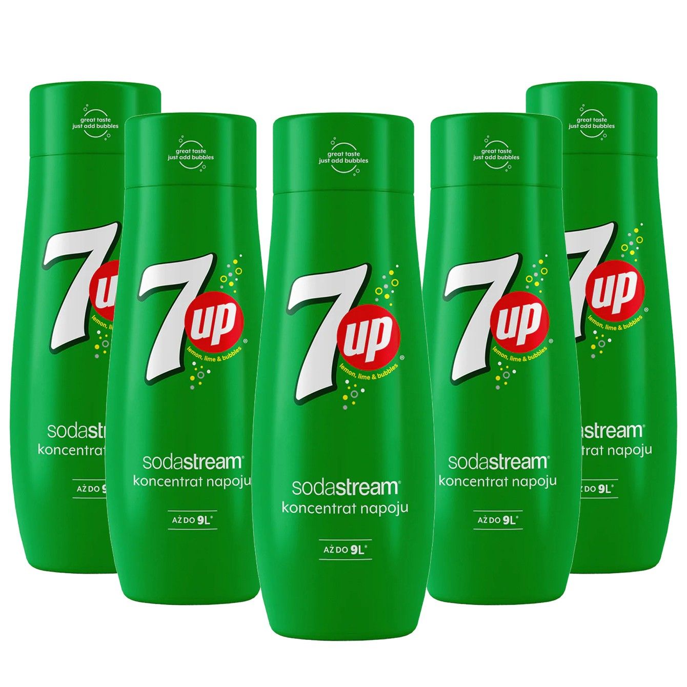 SodaStream 7UP syrop koncentrat 440 ml do Saturatora 5pak - Ceny i ...