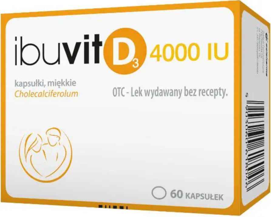 Ibuvit D3 4000 IU 60 kaps. - Opinie i ceny na Ceneo.pl