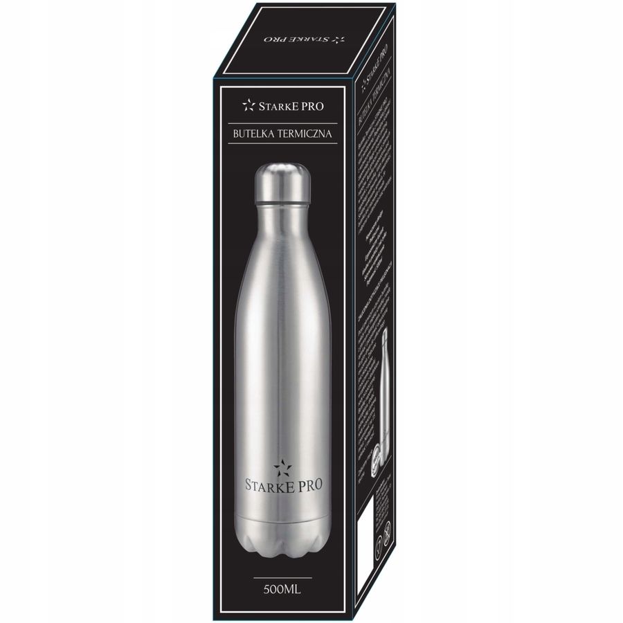 Starke Pro Butelka termiczna 500 ml satynowana stal nierdzewna - Ceny i opinie - Ceneo.pl