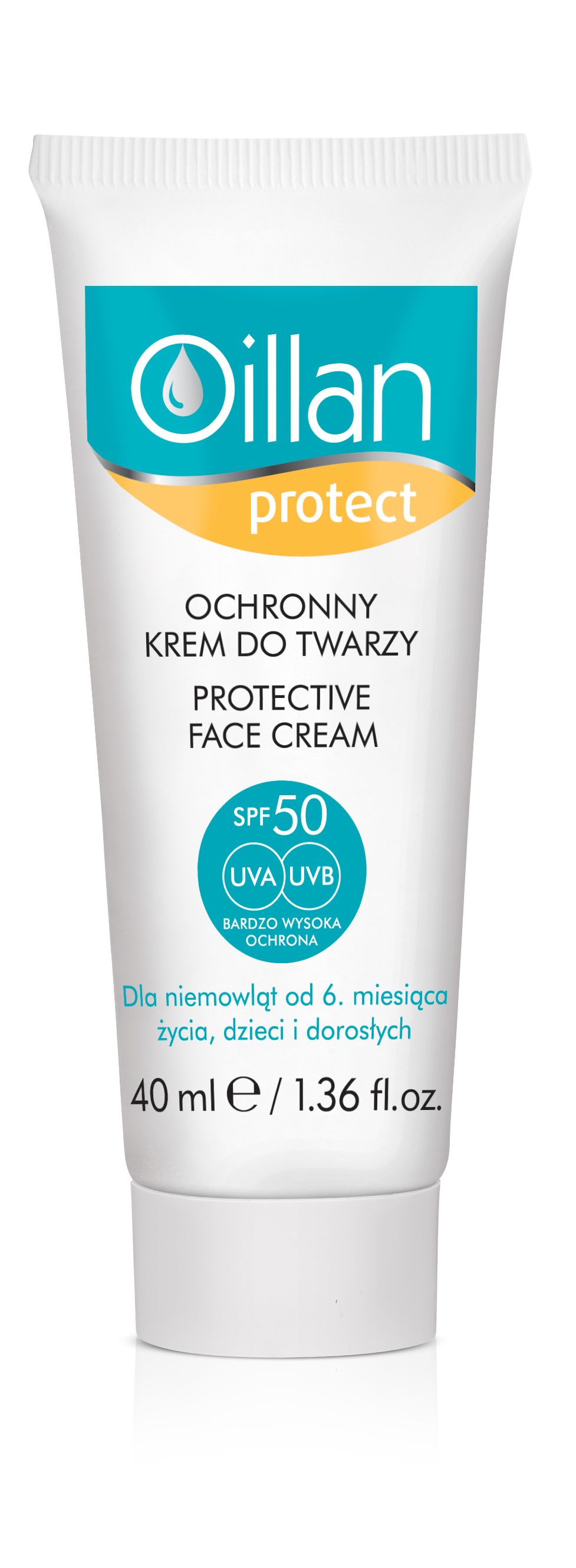 Oillan protect Ochronny krem do twarzy SPF 50 40 ml - Opinie i ceny na ...