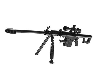 Cybergun Karabin Snajperski Swiss Arms Barret .50 Black Miniatura ...
