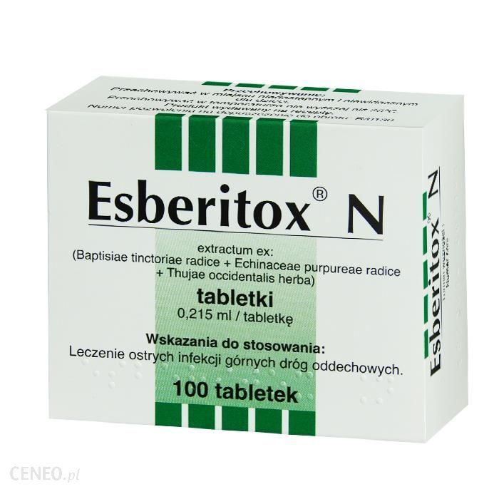 Esberitox N 100 tabl - Opinie i ceny na Ceneo.pl