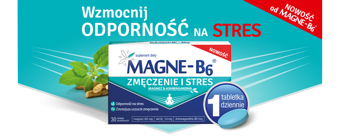 Magne-B6 Zmęczenie i stres magnez i ashwagandha 30 tabletek - Opinie i ...