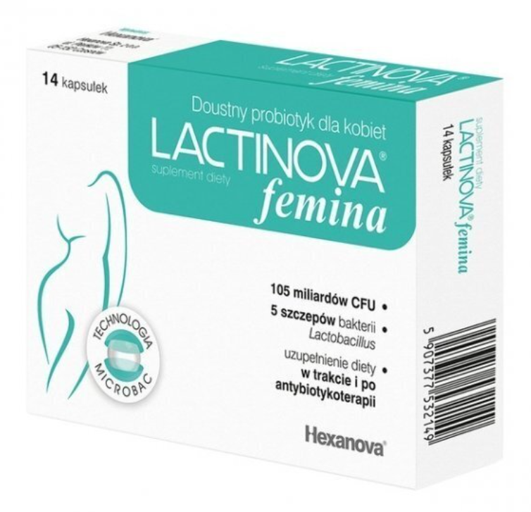 Lactinova femina 14 kaps - Opinie i ceny na Ceneo.pl