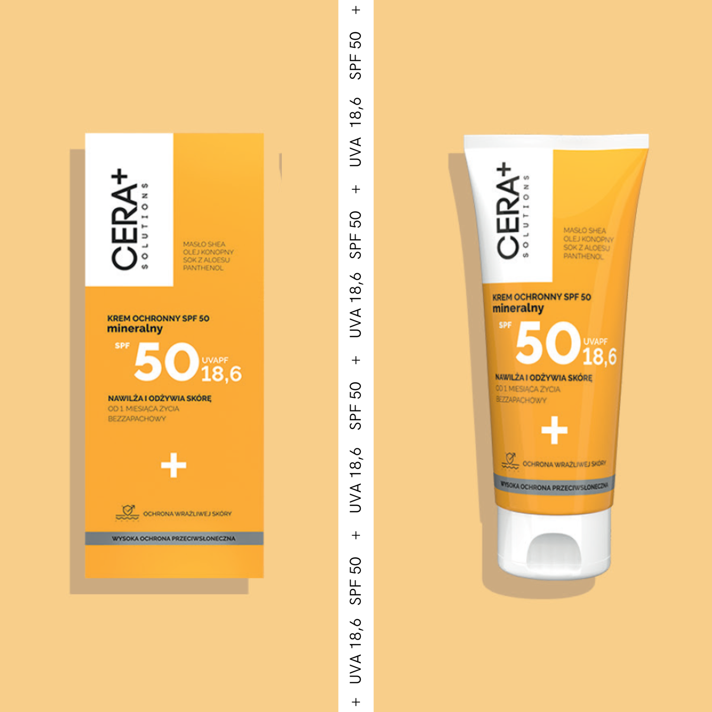 Synoptis Pharma CERA+ Krem ochronny SPF 50 mineralny 50 ml - Opinie i ...