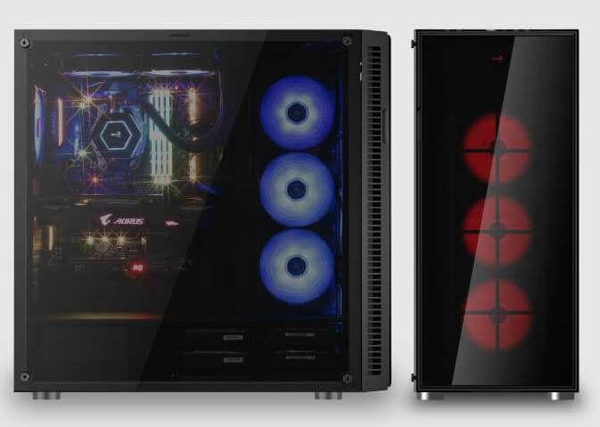 Obudowa komputerowa Aerocool Quartz Pro Tempered Glass ATX ...