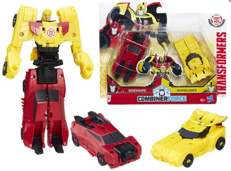 Hasbro Transformers Rid Crash Combiner Bumblebee & Sideswipe C0630 ...