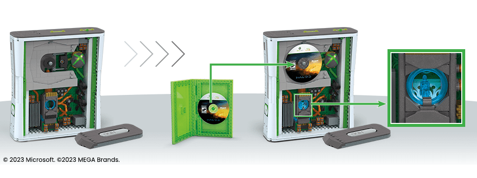 MEGA Showcase Microsoft Xbox 360 Collector Building Set HWW15 - Ceny i ...