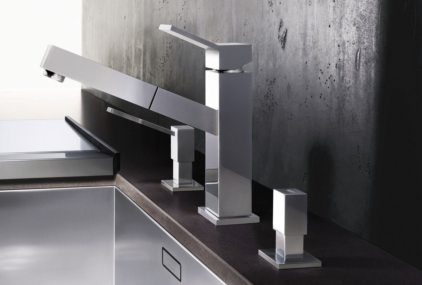 Blanco Quadris-S Chrom (514606) - Bateria kuchenna, typ Stojące ...