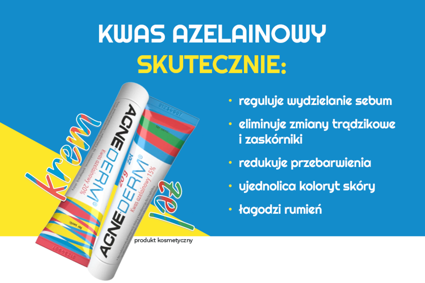 ACNE-DERM Krem przeciwtrądzikowy i wybielający 20g - Opinie, cena na ...