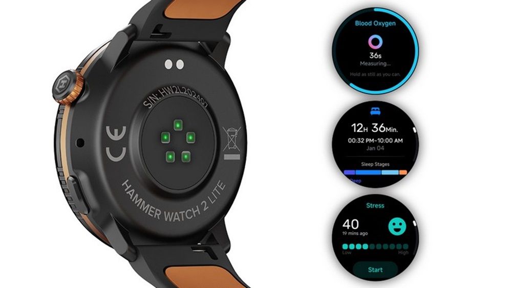 HAMMER Watch 2 Lite Czarny - Opinie i ceny na Ceneo.pl