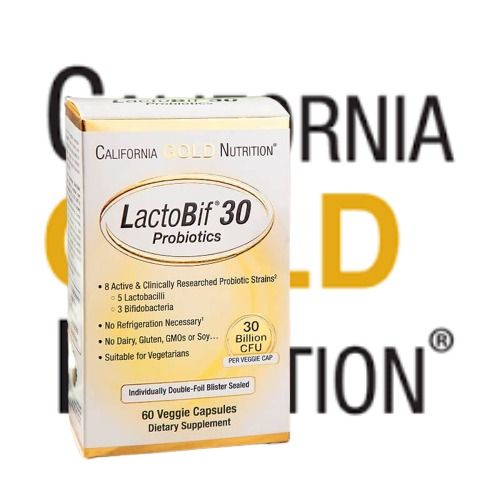California Gold Nutrition Lactobif Probiotics 30 Miliardów Cfu 60kaps ...