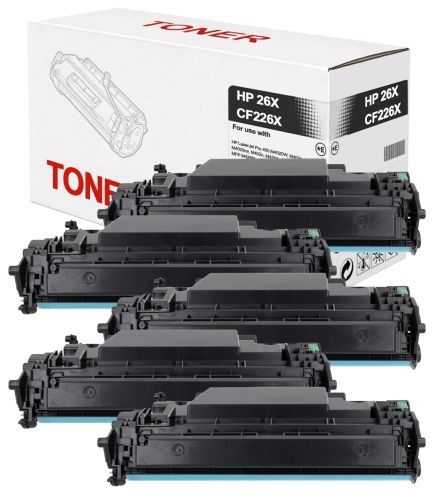 5x Toner HP-226X do drukarki HP (zamiennik nr HP 26X CF226X) – czarny ...