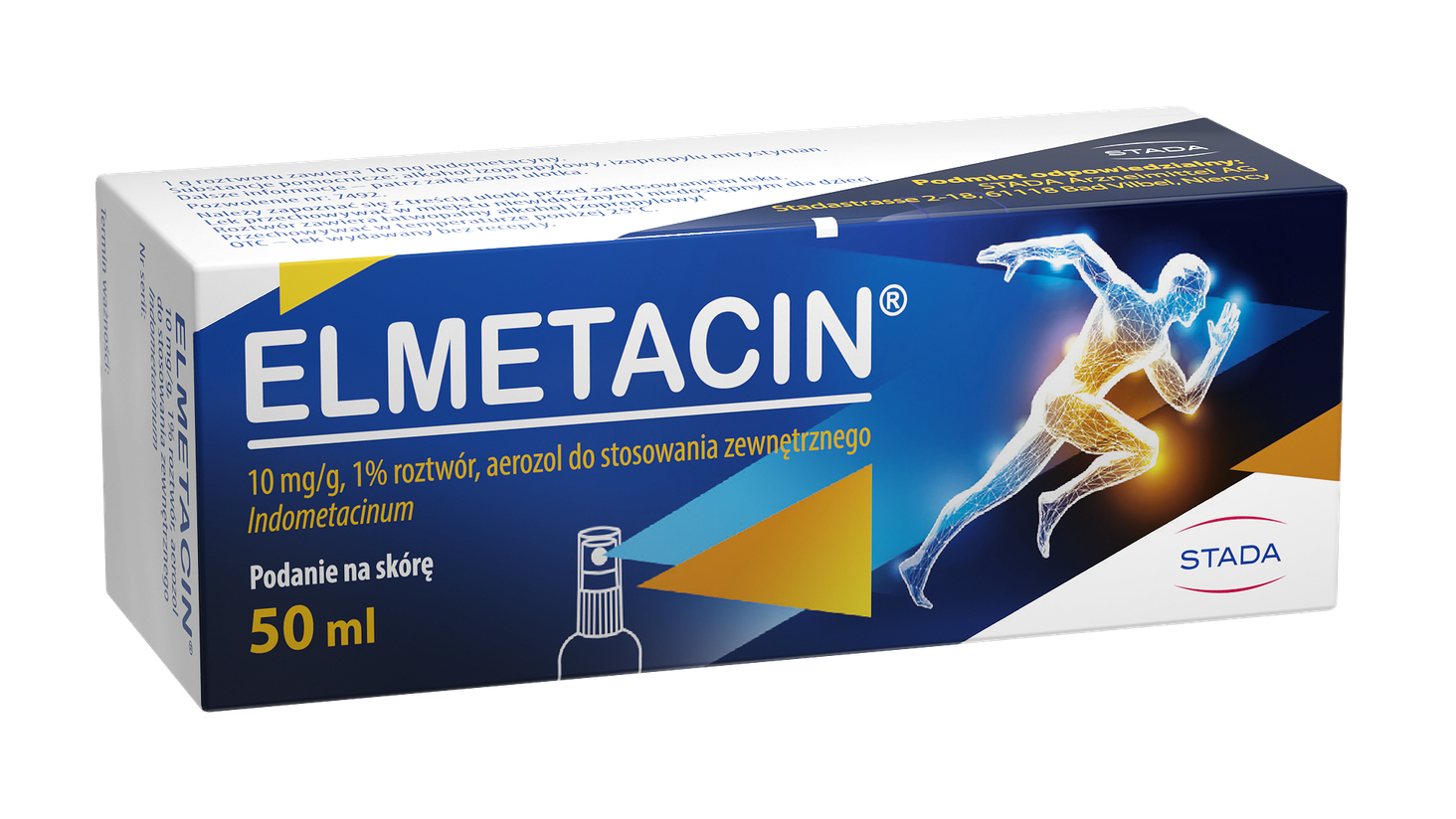 Elmetacin Aerozol leczniczy na ból mięśni i stawów 50 ml - Opinie i ...