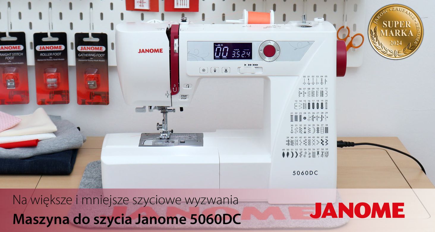Maszyna do szycia Janome 5060DC - Opinie i ceny na Ceneo.pl