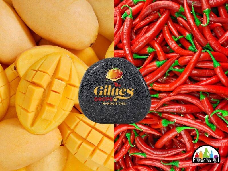 Dropsy Twarde Cukierki Landrynki Mango Chilli w Puszce Gilties 90G ...