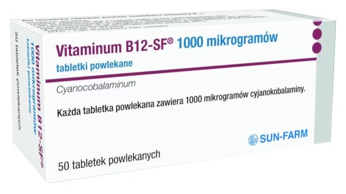 Vitaminum B12-Sf 1mg 50tabl. - Opinie i ceny na Ceneo.pl